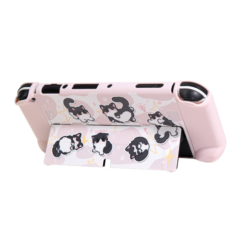 Nintendo Switch Protective Case Cute Black and White Cat Protective ...