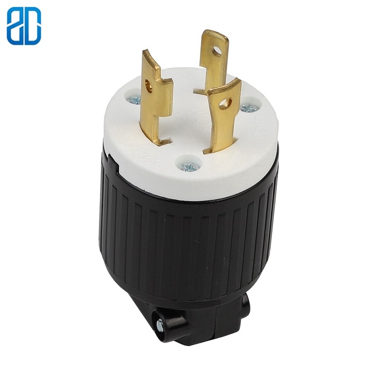 NEMA L6-30P US Level Self-wiring Plugs,30A 250V,American Standard 3pin ...