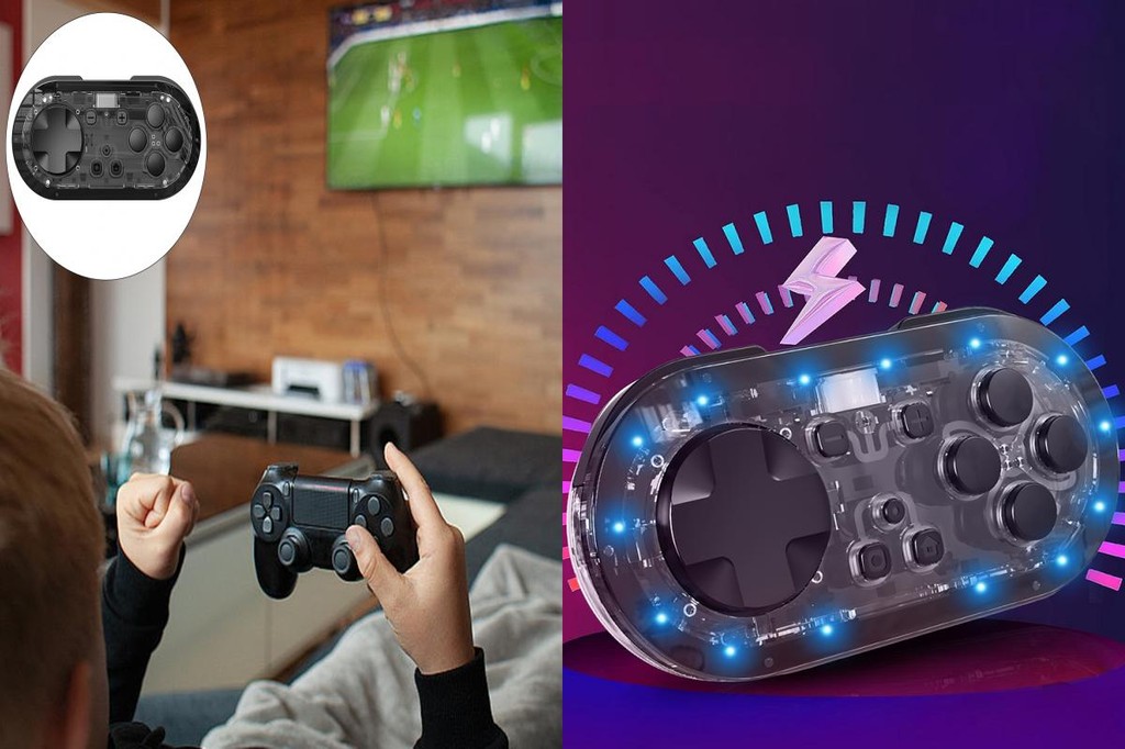 [Rm] Rechargeable Gaming Controller Mini Game Controller Portable Mini ...