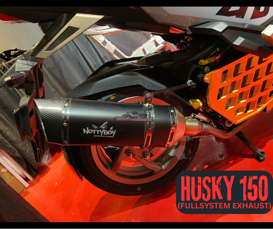 Husky 150 Exhaust Ekzos Sym Husky 150 Ekzos Fullsystem Husky 150 Full ...