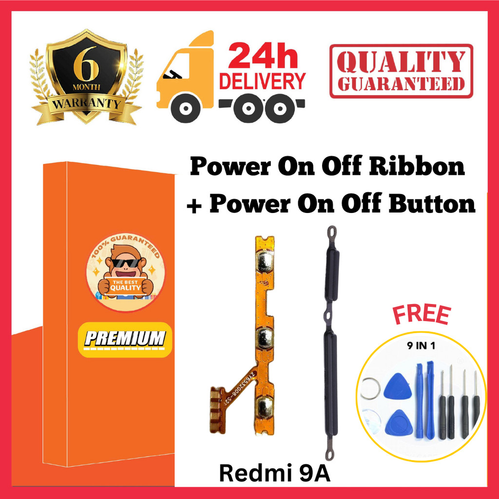Compatible For Redmi 12C, 10C, 10A, 9T, 9C, 9A Power On Off Flex Ribbon ...