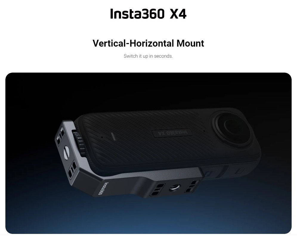 Insta360 X4/X5 Vertical-Horizontal Mount | Shopee Malaysia