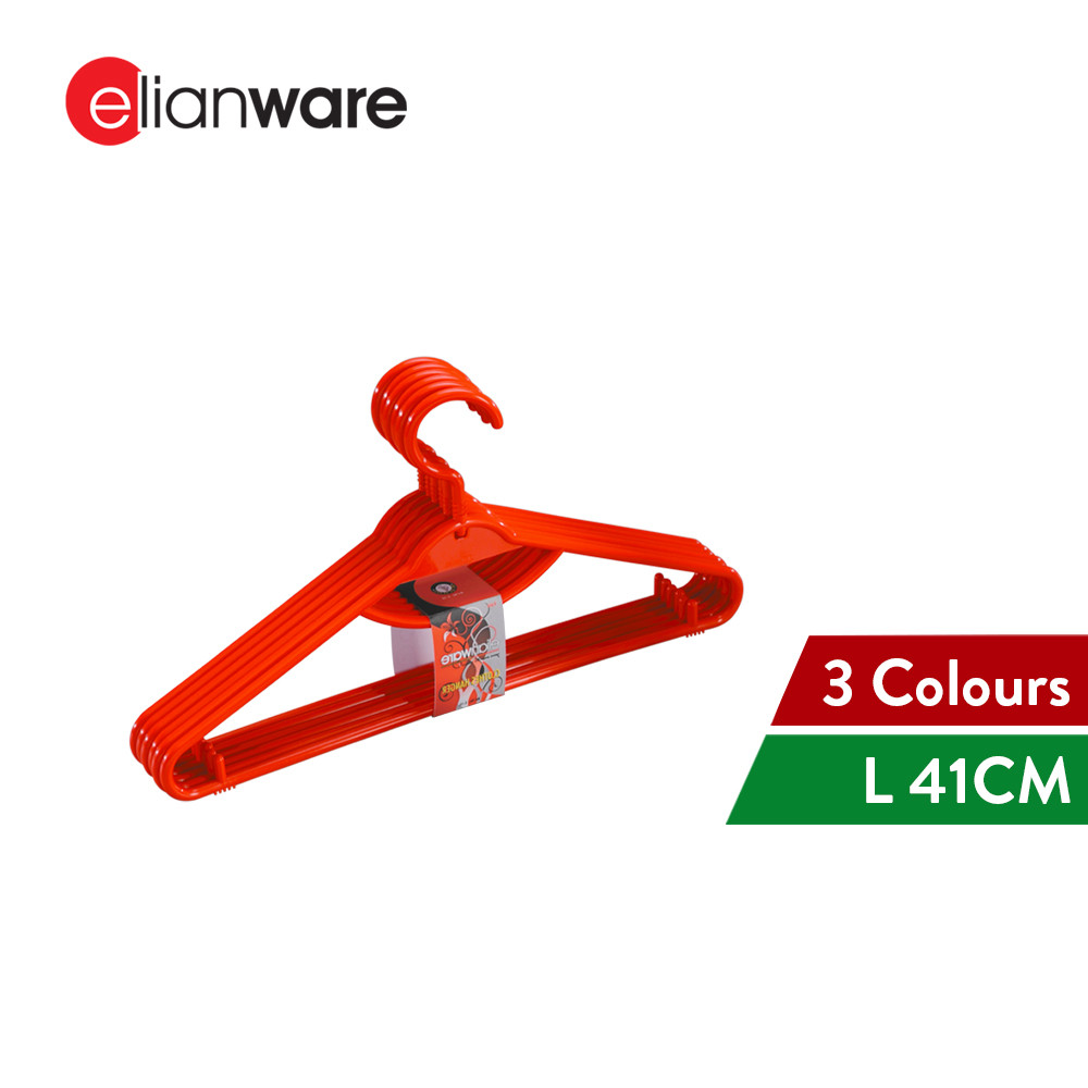 Elianware Set Penyangkut Baju Hanger Clothes (6 Pcs) | Shopee Malaysia