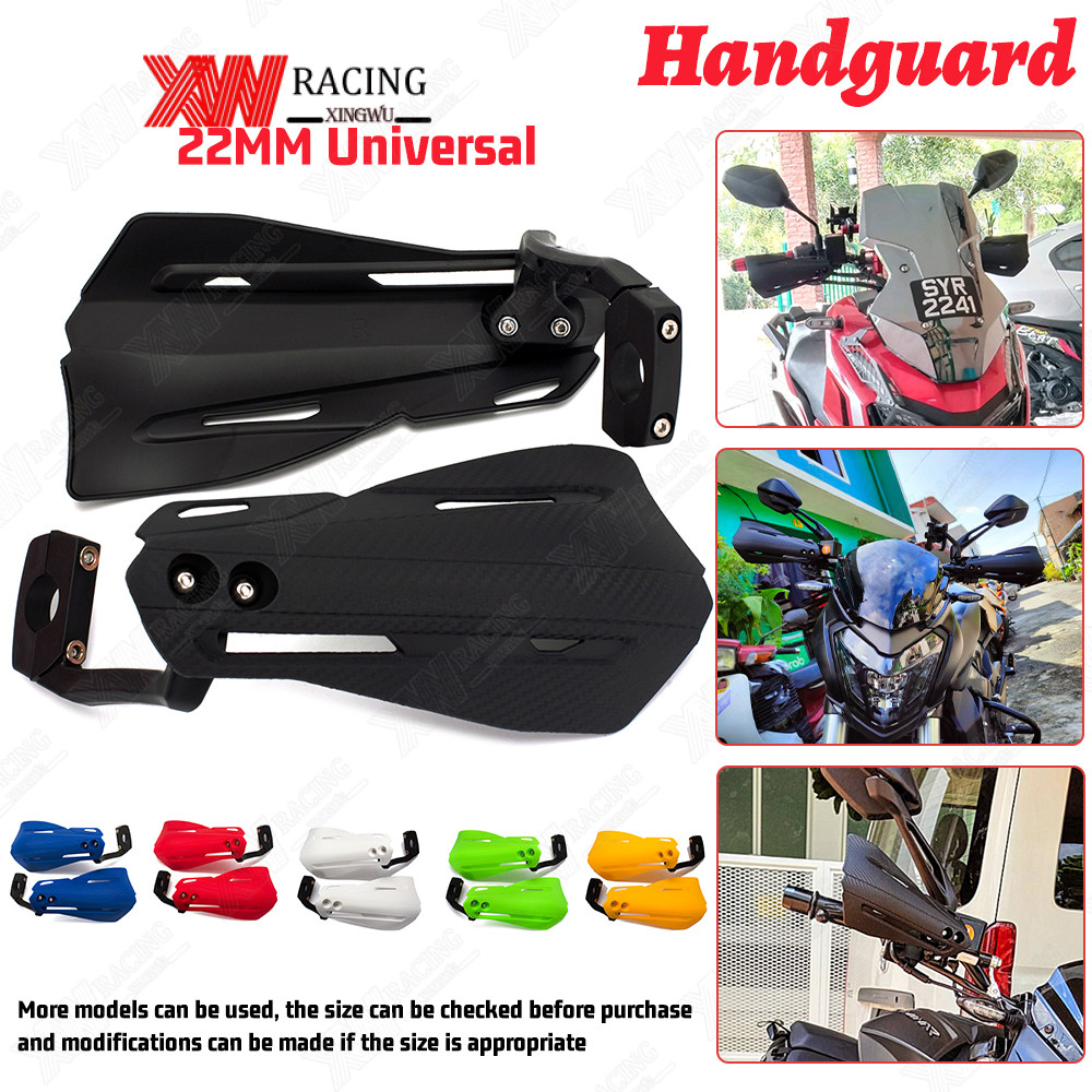 XW RACING Universal Motorcycle Handguard Plastic Handguards Hand Guards ...