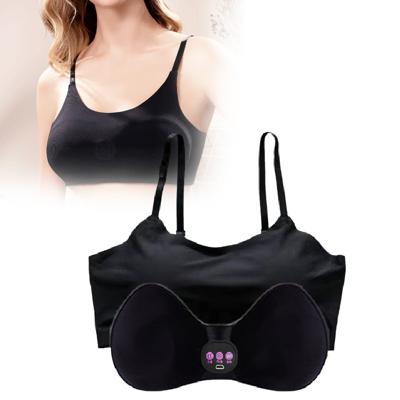 Rechargeable Electric Massage Bra With Detachable Design For Ultimate ...