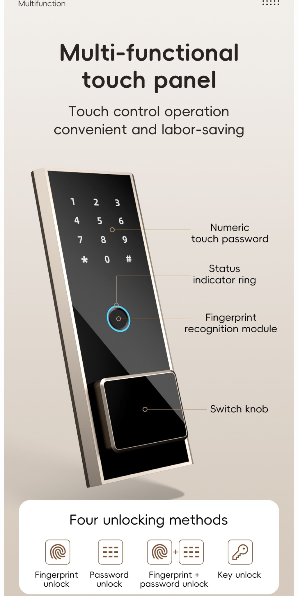 Deli Heavy Duty Anti-Theft Security Box with Fingerprint Scanner ...