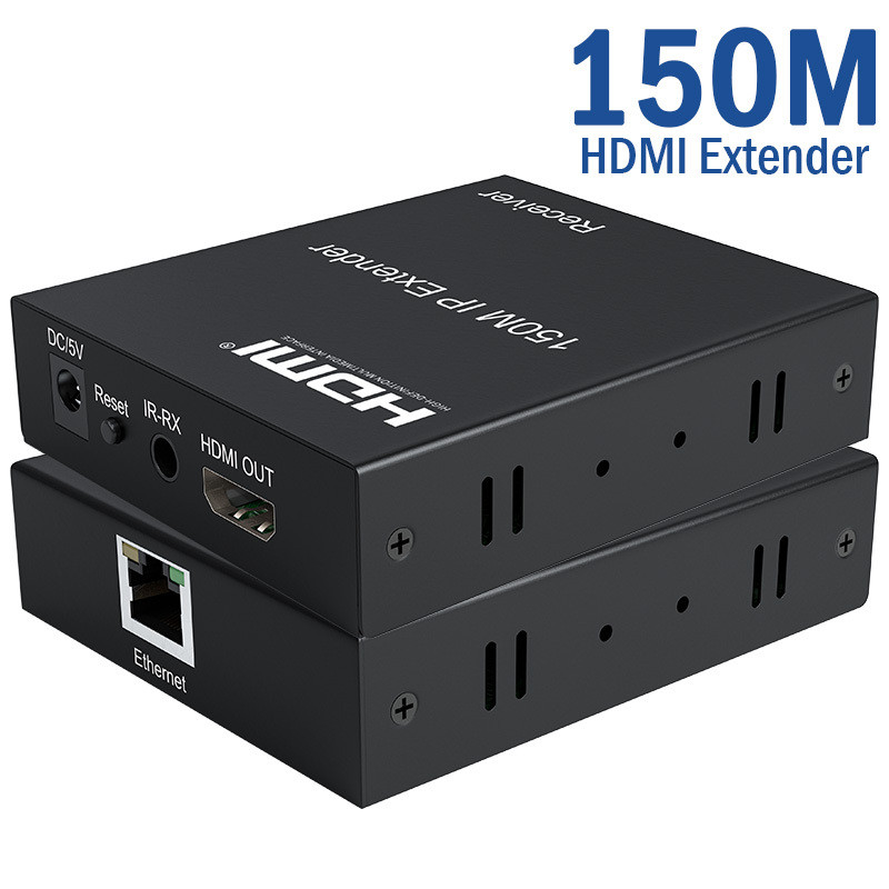 150M HDMI IP extender over Rj45 Cat5e/6 Cable 1080P HDMI Extender Video ...