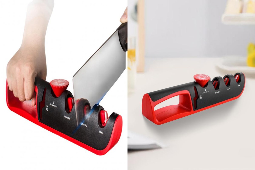 Kitchen Cutter Sharpener Cutter Sharpener 4-in-1 Kitchen Sharpener with ...