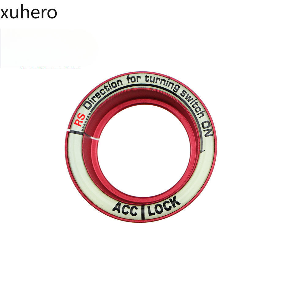 Car Ignition Key Switch Ring Cover Engine Hole Circle Sticker for Ford ...