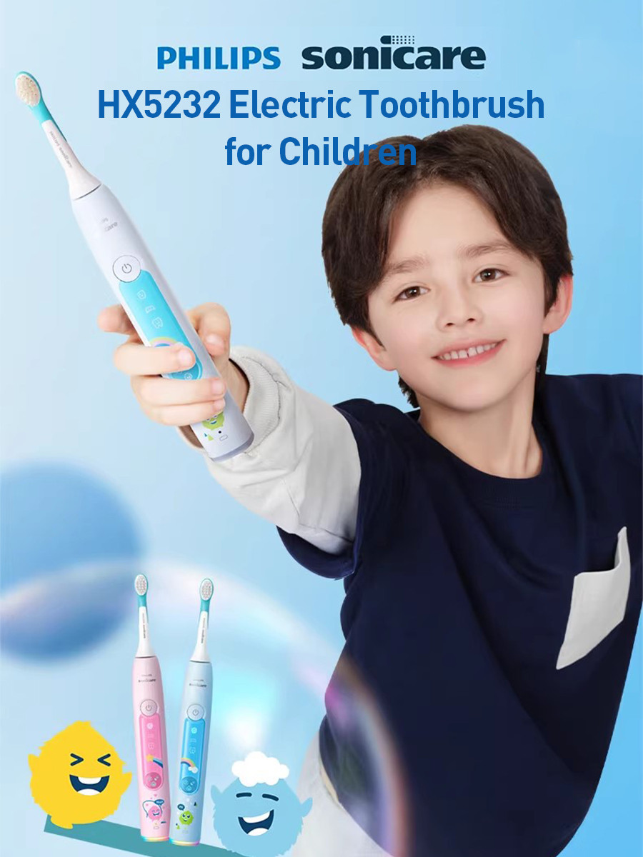 Philips Kids Electric Toothbrush Sonicare HX5232 Rechargeable Electric ...
