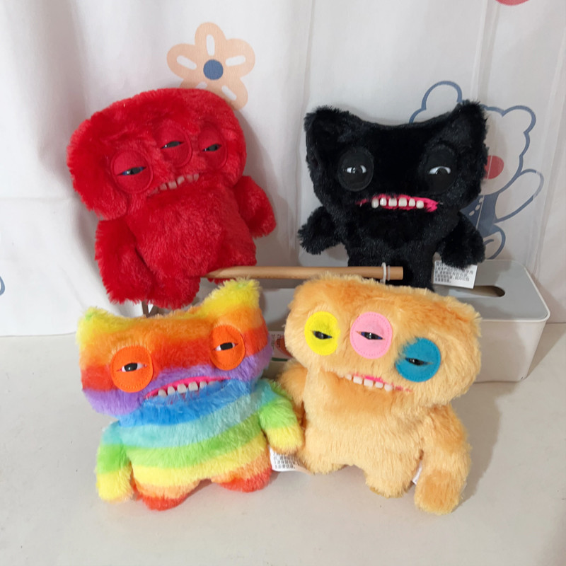 22cm Fuggler Plush Toys Funny Ugly Teeth Monster Plushies Rainbow Crazy ...