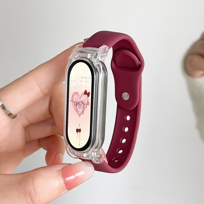 Soft Silicone Strap for Xiaomi Mi Band 9 8 7 NFC Watch Band for Mi Band ...