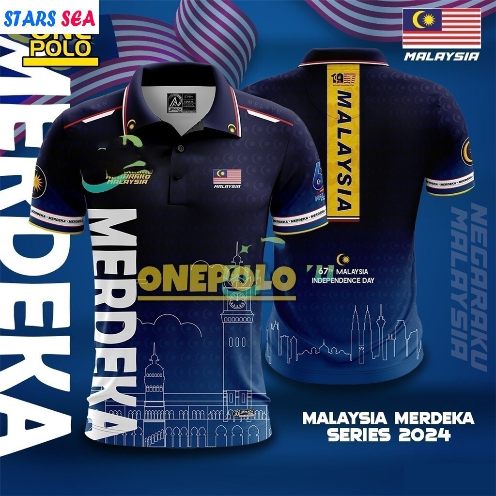 2024 Baju Polo Shirt Merdeka Special Edition Merdeka Series Malaysia ...