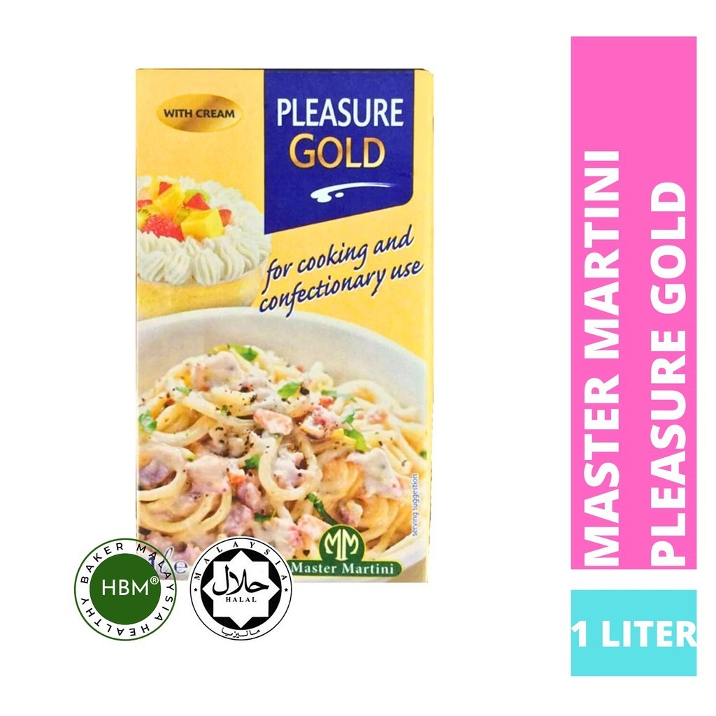 Master Martini Pleasure Gold 1L / UHT Non Dairy Whipping Cream ...