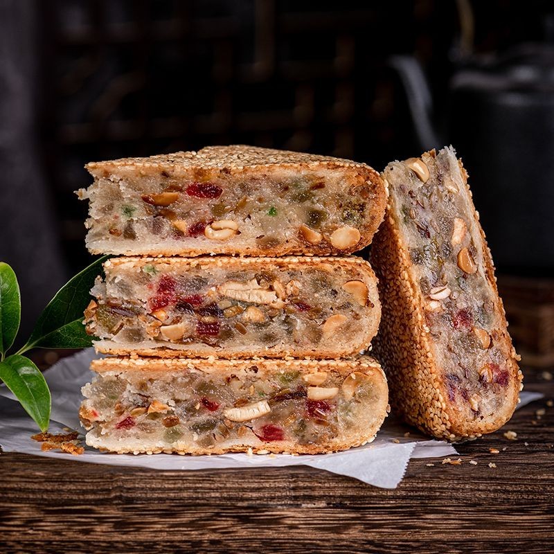 Big Moon Cake Five Kernel Egg Yolk Mid-Autumn Moon Cake-300g | Shopee ...