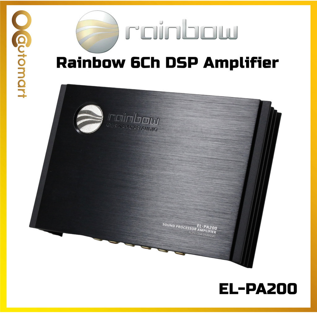 Rainbow Audio 6Ch Car DSP Amplifier Digital Signal Processor With 4Ch ...