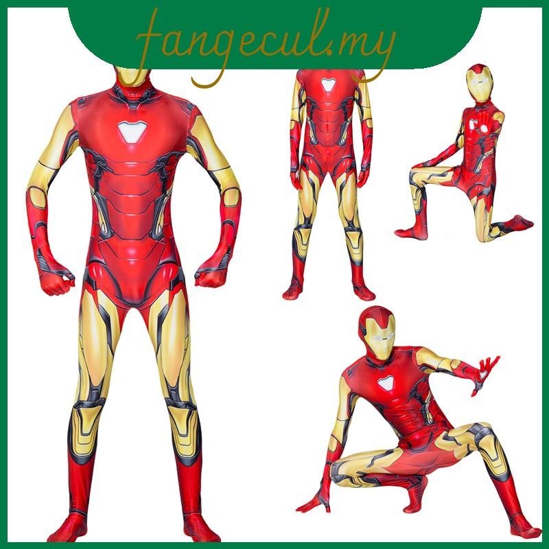 Authentic Iron Endgame Man Mark 85 Cosplay Costume Zentai Suit For And ...