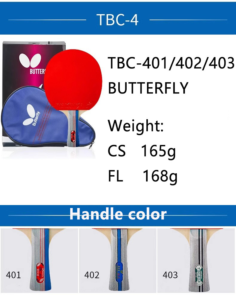 The Original Butterfly Table Tennis Racket Is A Genuine 2-star Single ...