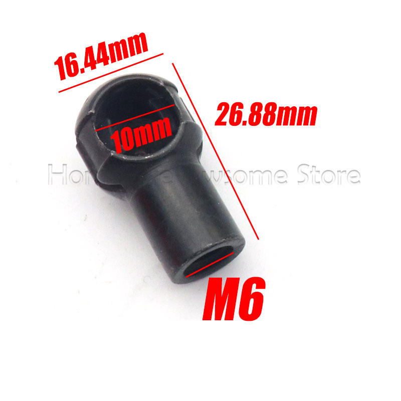 2Pcs M5/M6/M8 Female/Male Thread Car Gas Spring Universal Strut Joint ...