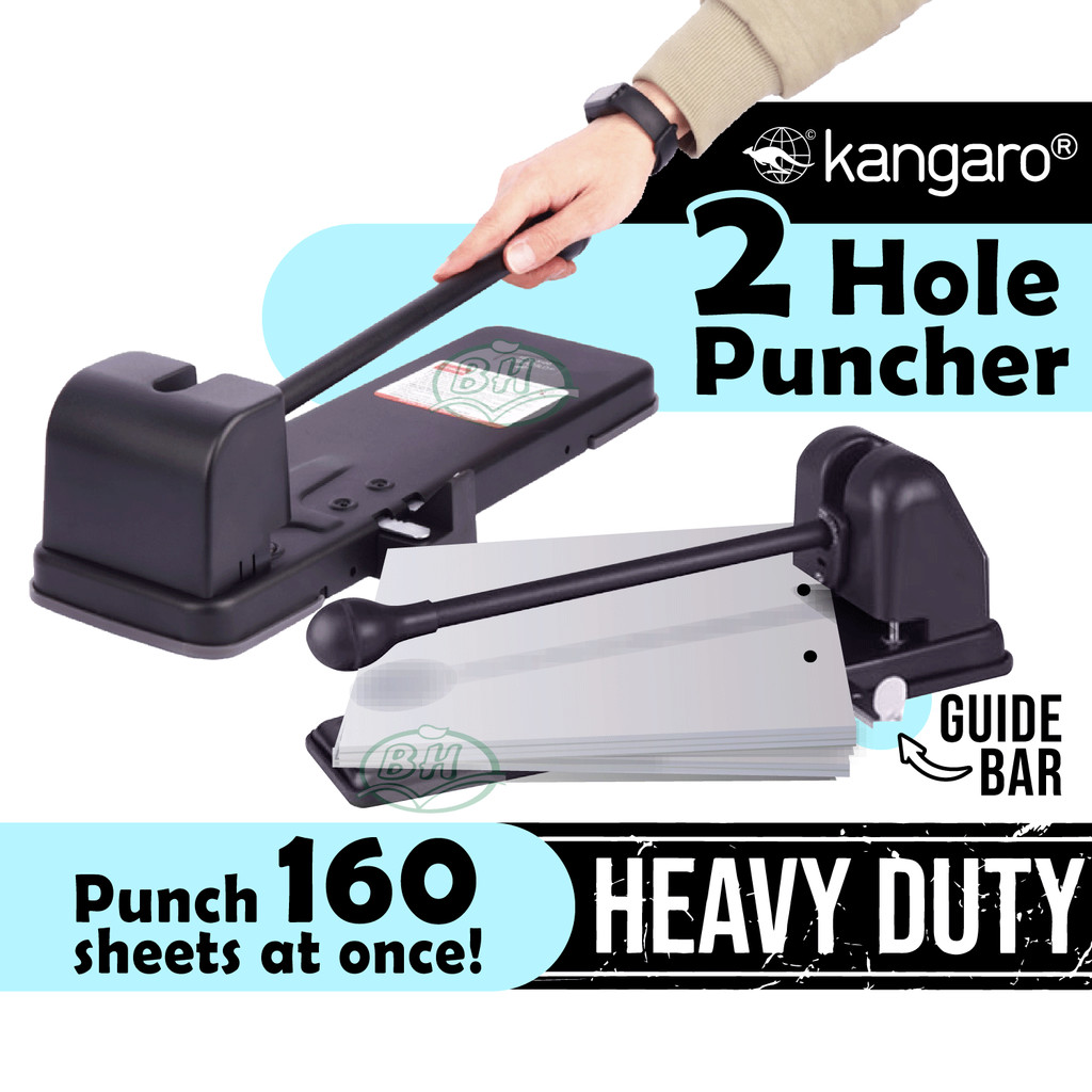 KANGARO Heavy Duty Paper Puncher 1620 / HDP-2150 (160 Sheets Capacity ...