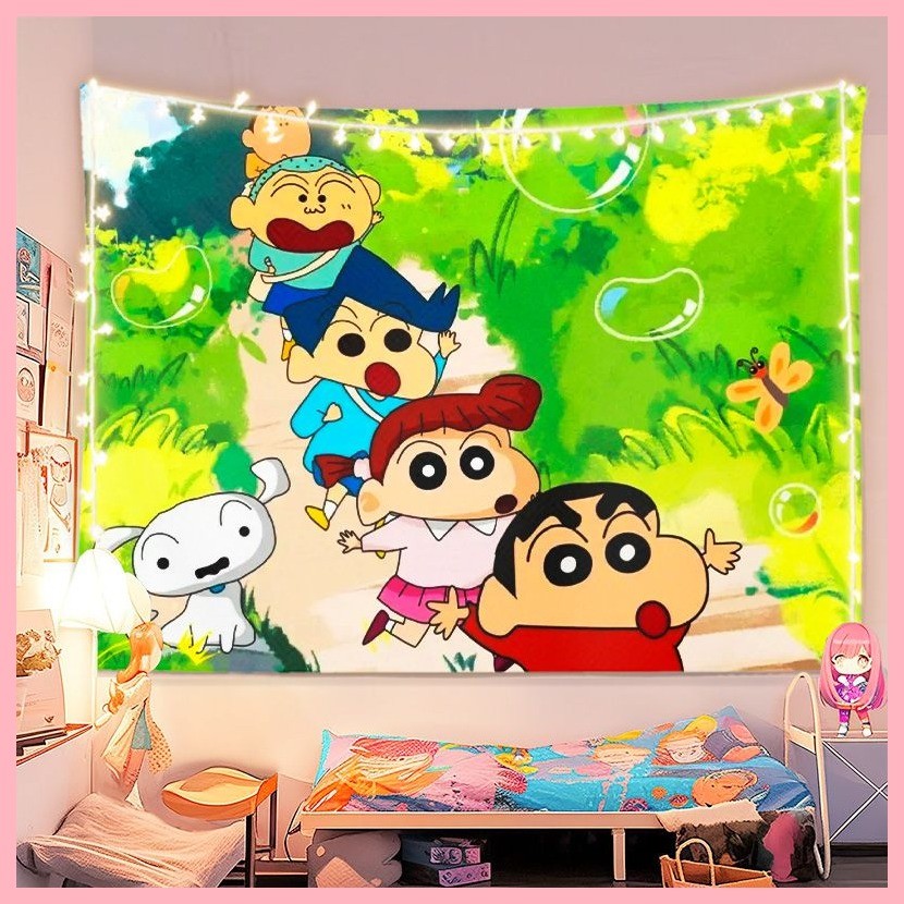Background Cloth Decoration Crayon Shin-chan Nohara Misae Nohara ...