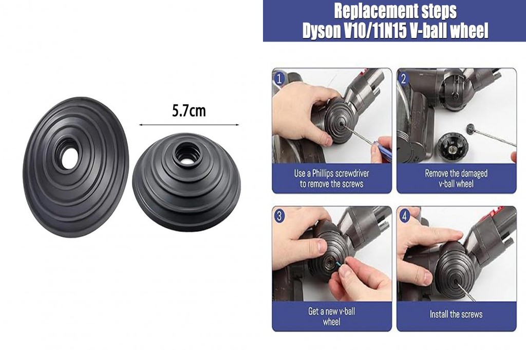 Vacuum Cleaner Ball Wheel Replacement Enhance Carpet Protection ...
