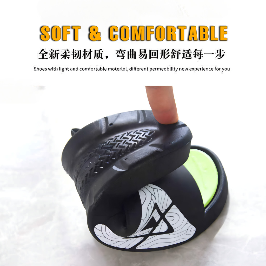 MonoClassic Youth Slipper Boy Teenager Non-Slip Soft Soled Outdoor ...