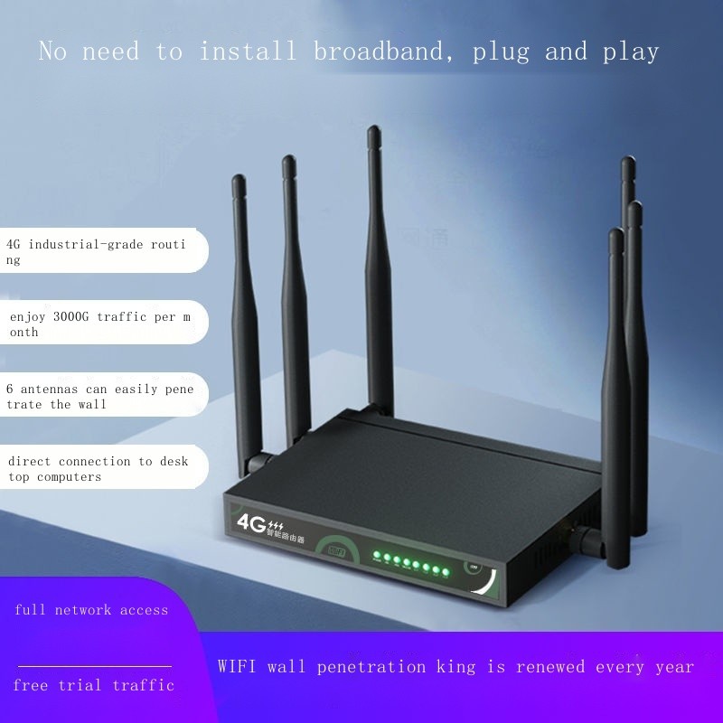 5G Wireless WIFI Router Card-free Office Home Mobile Network ...