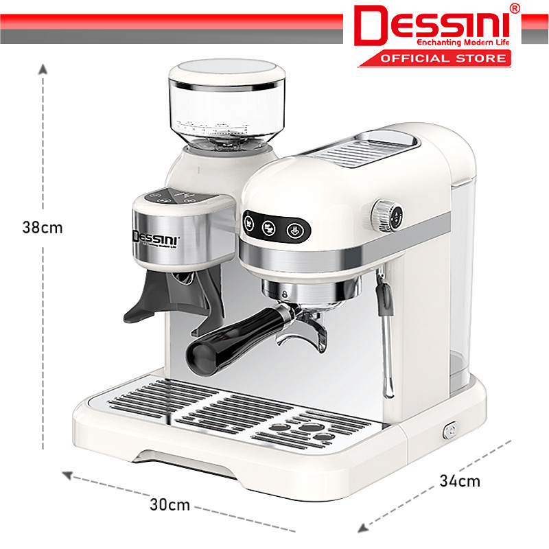 DESSINI Italy Espresso Coffee Maker (20 Bar/1.4L) | Shopee Malaysia