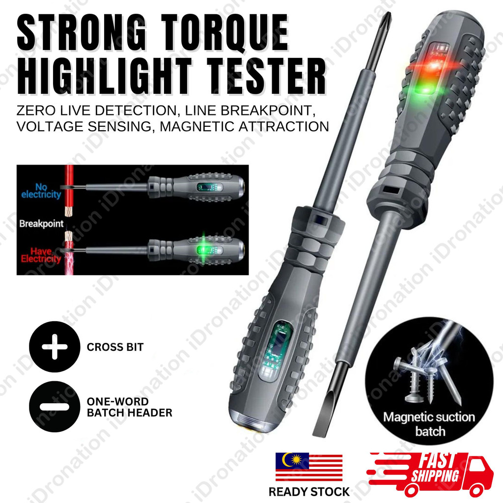 Digital TestPen AC Non-Contact Induction Line Breakpoint Live Voltage ...