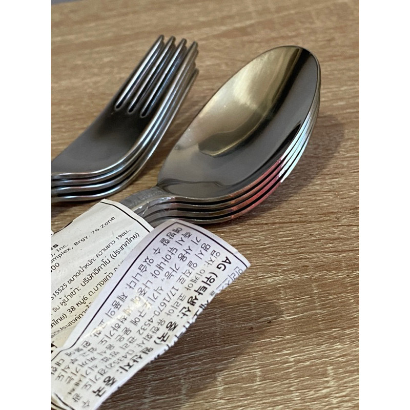 High Premuim Ikea Stainless Steel Spoon and Fork Set | Shopee Malaysia