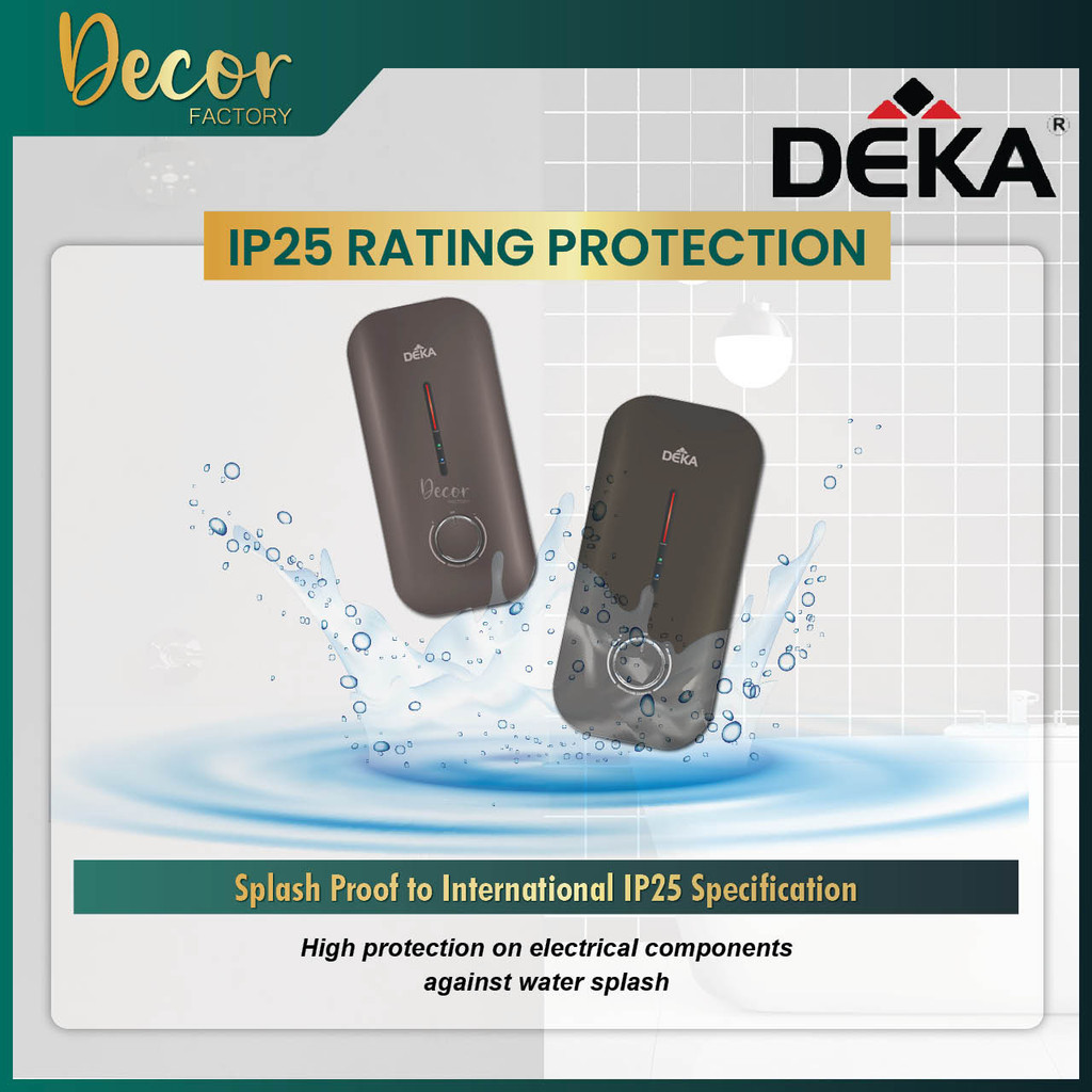 DEKA MIIZU 90 DC Water Heater With Hand Shower Only Silent Inverter ...