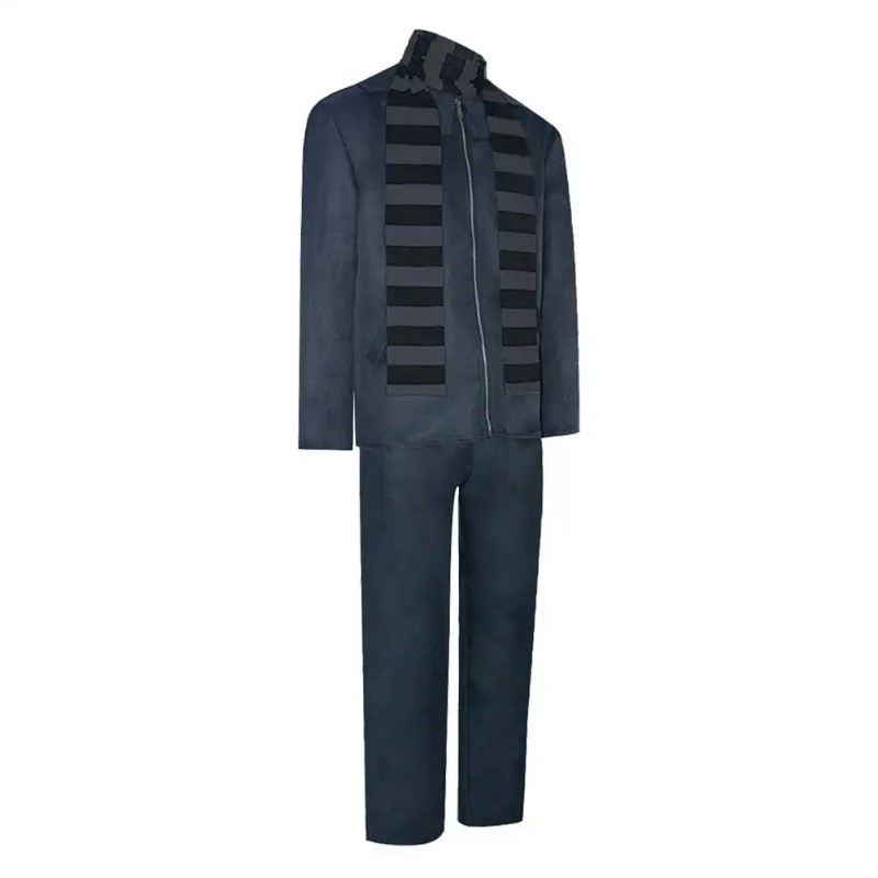 Movie Gru Cosplay Costume Coat Pants Scarf for Men Male Disguise Dress ...