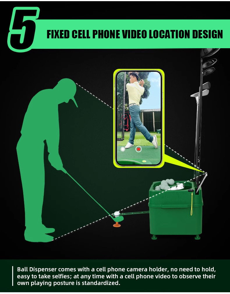 PGM Golf driving range teeing auto golf ball dispenser machine with ...