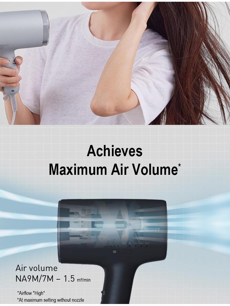 Panasonic nanocare Hair Dryer EH-NA9M Care For Dry Hair and Scalp EH-NA9M-E655 | Shopee Malaysia