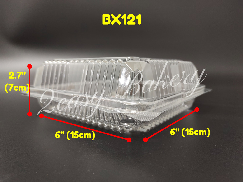 BENXON Kuih Container OPS BX121 / 6" / Bakery Disposable Plastic ...