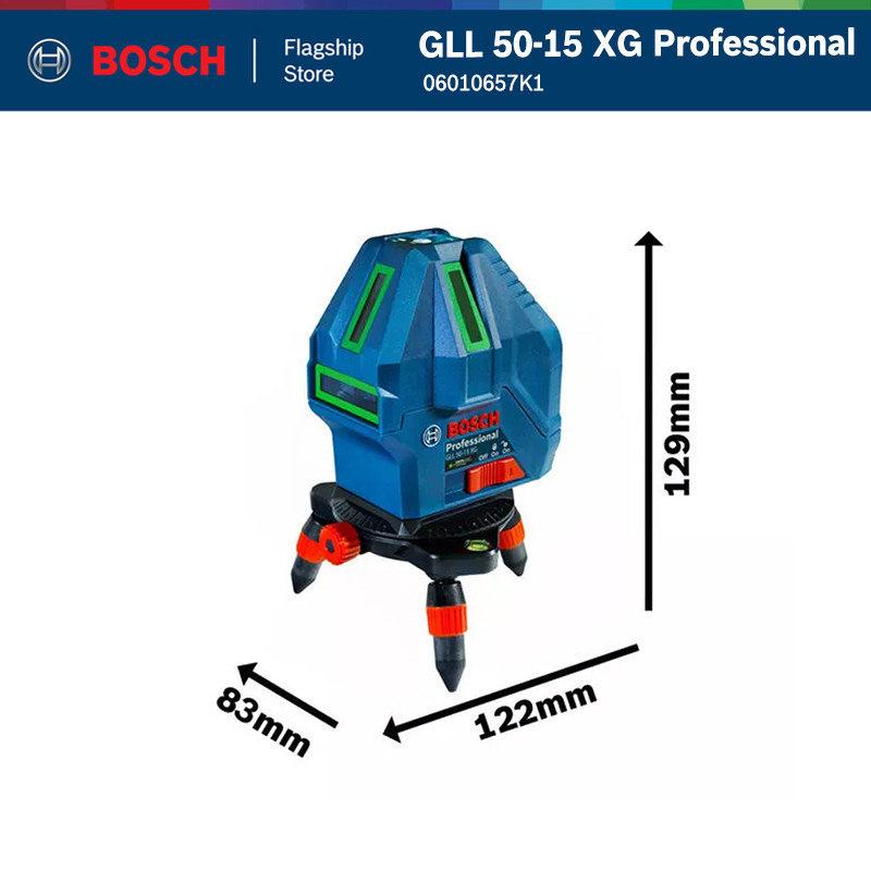 BOSCH GLL 50-15 XG Professional Line Laser Kit Set - 06010657K1 ...