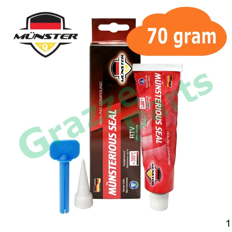 (70g) Münster High Temperature Engine Motor RTV Silicone Silicon Gam ...