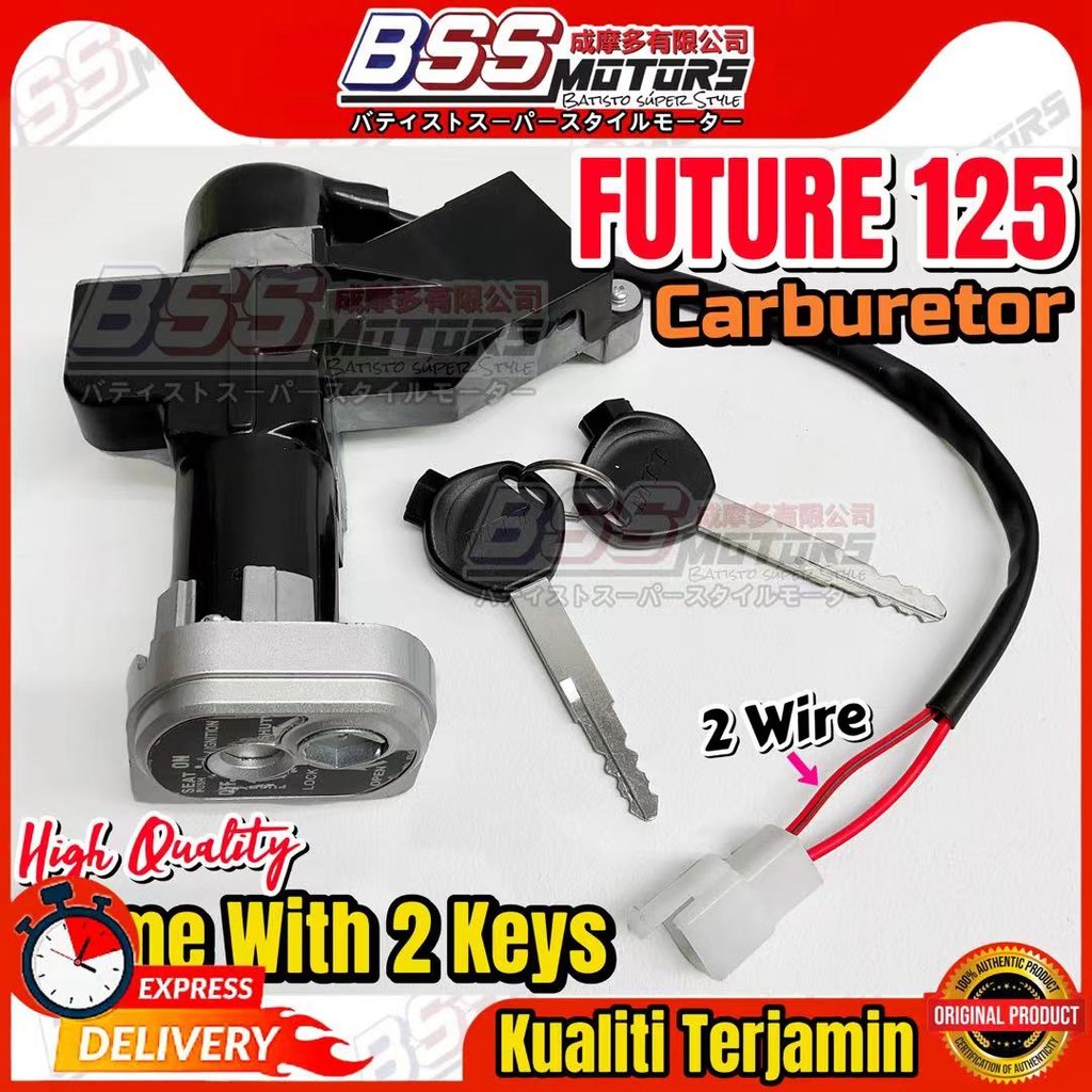 Honda Future 125 Main Switch & Seat Lock Key Set A Class Kunci Key ON ...
