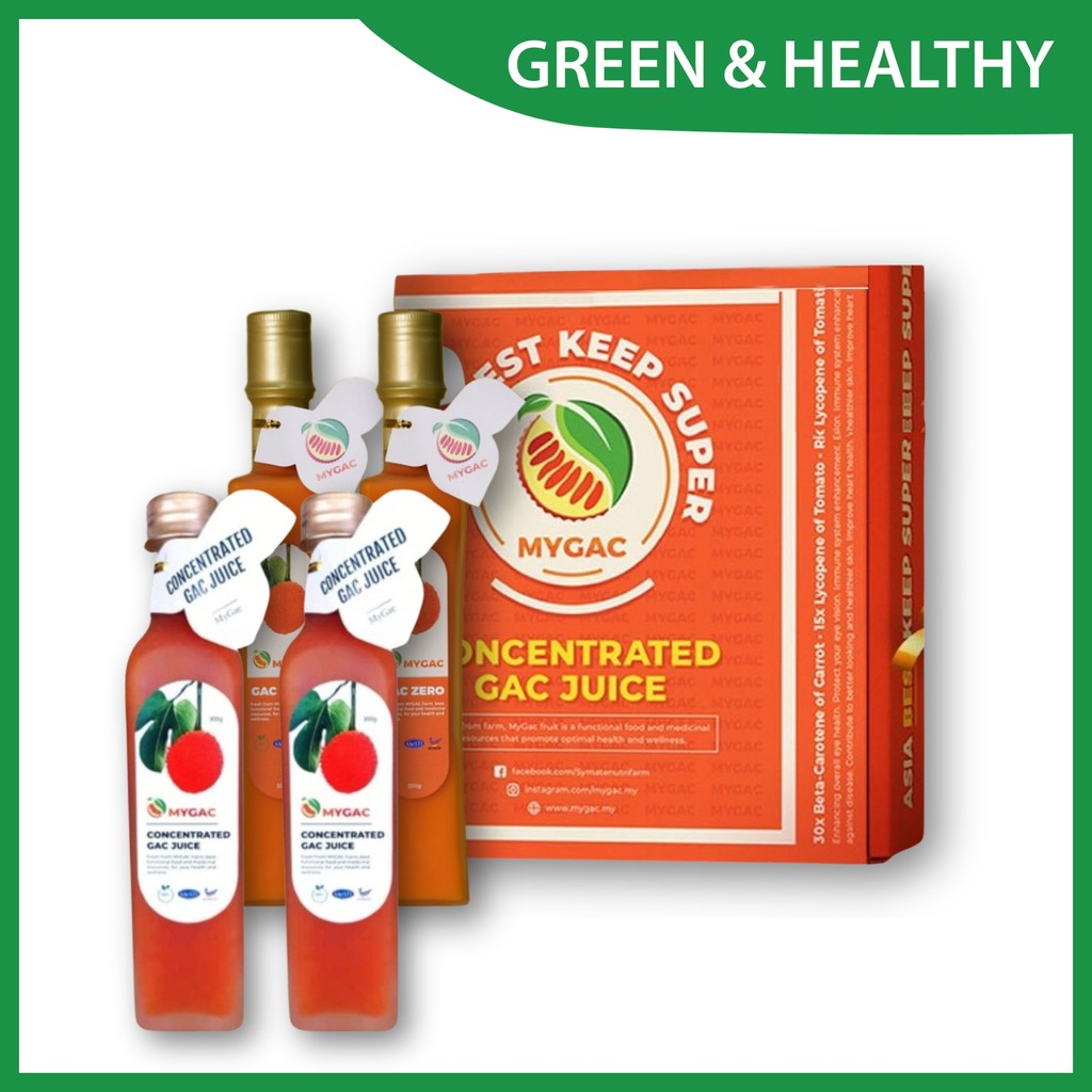 MYGAC Organic Concentrated Healthy Gac Fruit Juice 300ml | Shopee Malaysia