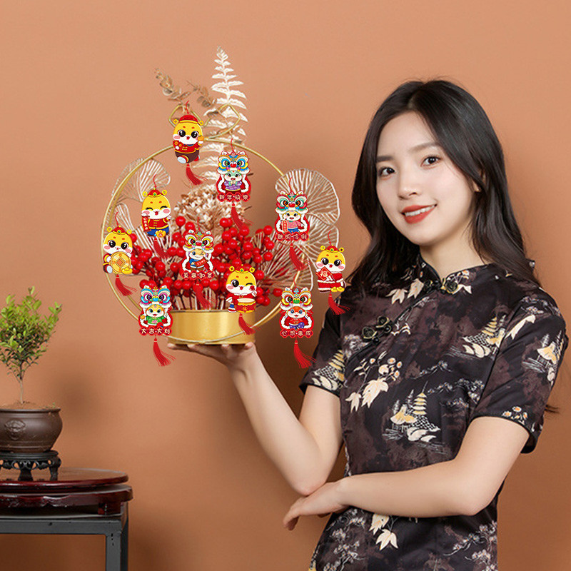 2025 Snake Year Decorative Pendants Chinese New Year Pendants Cartoon ...