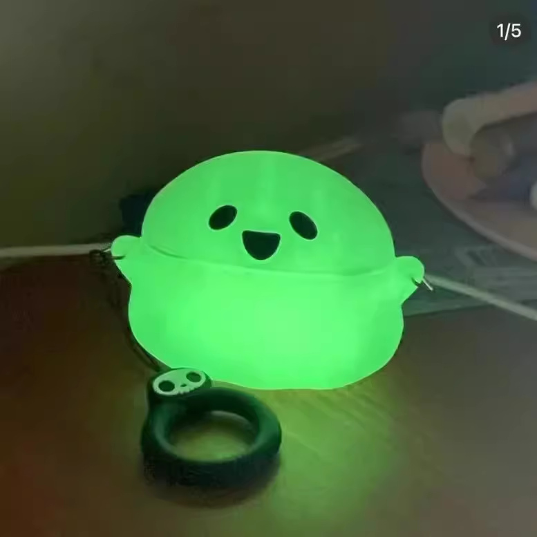 For JBL Wave Beam Case JBL VIBE Beam Silicone Soft Case Cute Ghost 3D ...