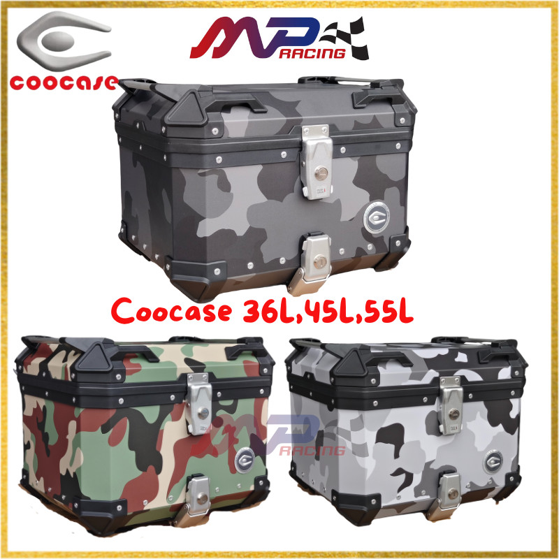 Coocase 36l,45l,55l Camo Top Box aluminium Top Box Original Coocase Malaysia | Shopee Malaysia
