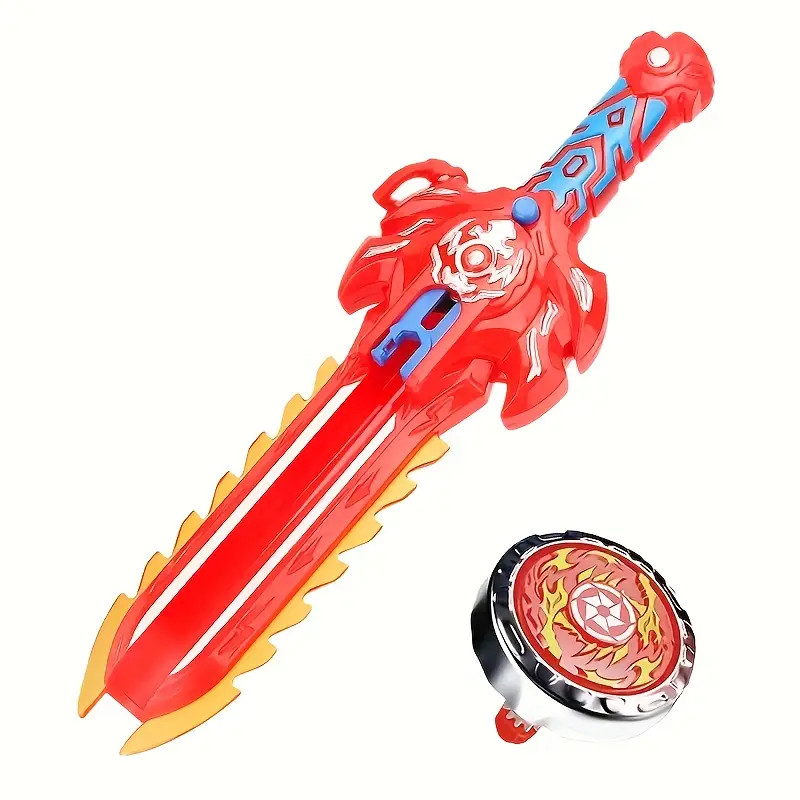 New sword-shaped Gyroscope toy Sword Launcher Spinning Top multiplayer ...