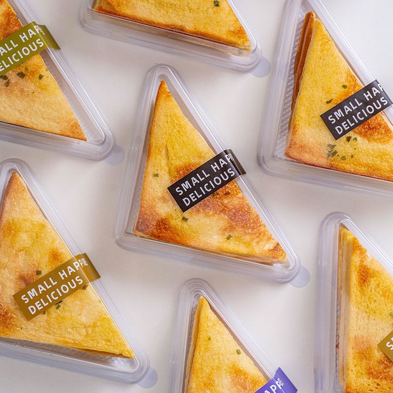 Sandwich Internet Celebrity Packaging Box Triangle Ins Transparent ...