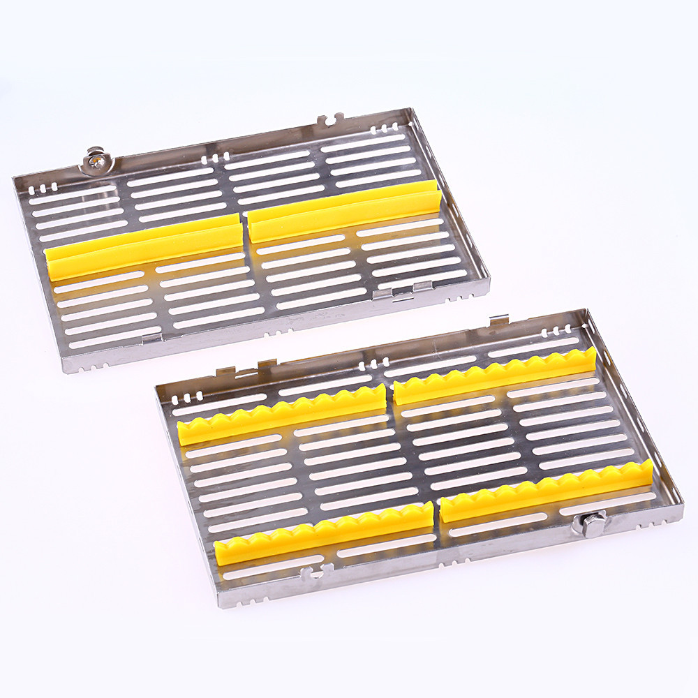 Dental Autoclavable Box Sterilization Rack Dental Disinfection Tray For ...