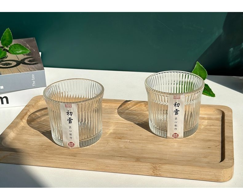 【ALLEN】Corak tukul niche cawan kaca bernilai tinggi, cawan salji ...