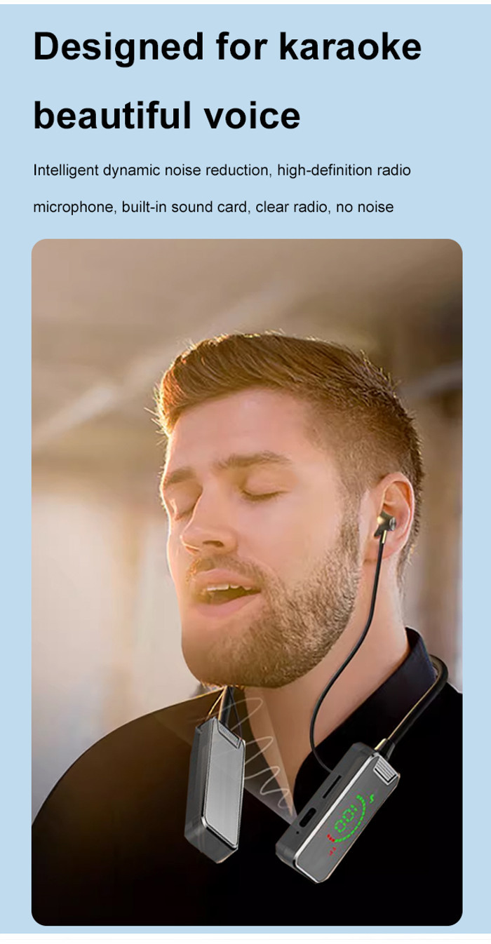 ⚡MY HOT⚡【360 ACS】 Neck-hanging Bluetooth headset/wireless in-ear ...