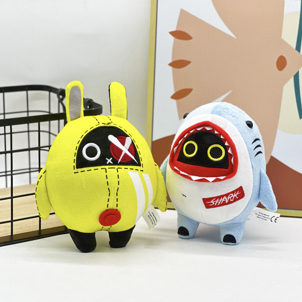 Premium Plush Sharkboo Zenless Zone Zero Bangboo Soft Animal Companion ...