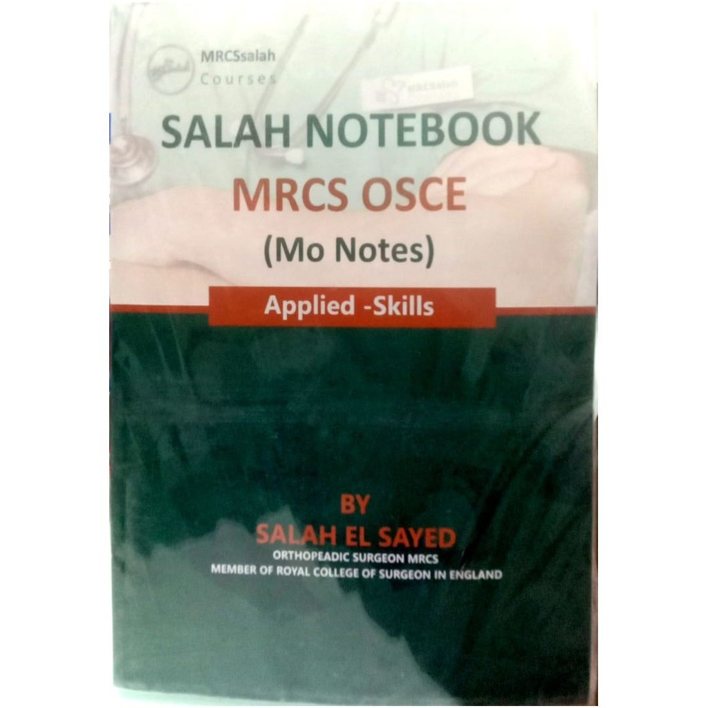 SALAH NOTEBOOK MRCS OSCE APPLIED SKILLS | Shopee Malaysia